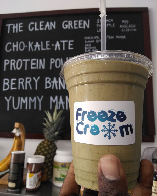 Freeze Cream is Helen's New Healthy Dessert Option