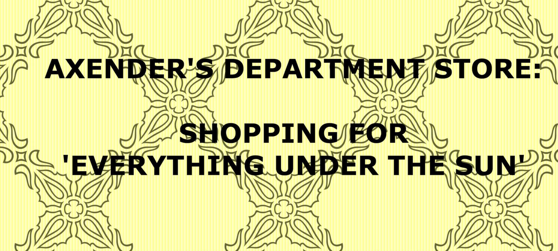 Alexander’s Department Store in Blairsville, Georgia
