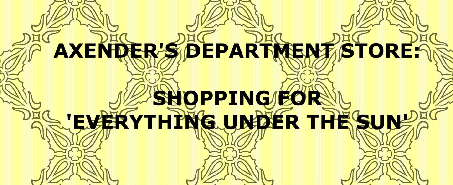 Alexander’s Department Store in Blairsville, Georgia